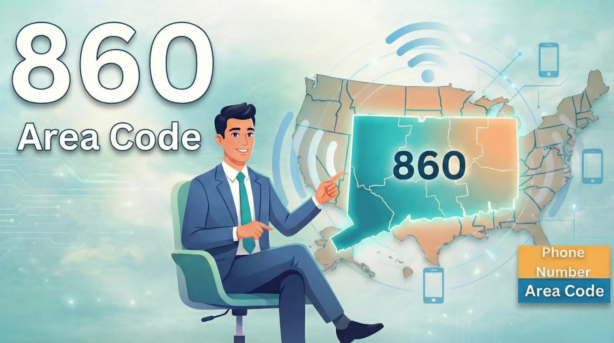 860 Area Code: Location, Time Zone, Phone Number Information