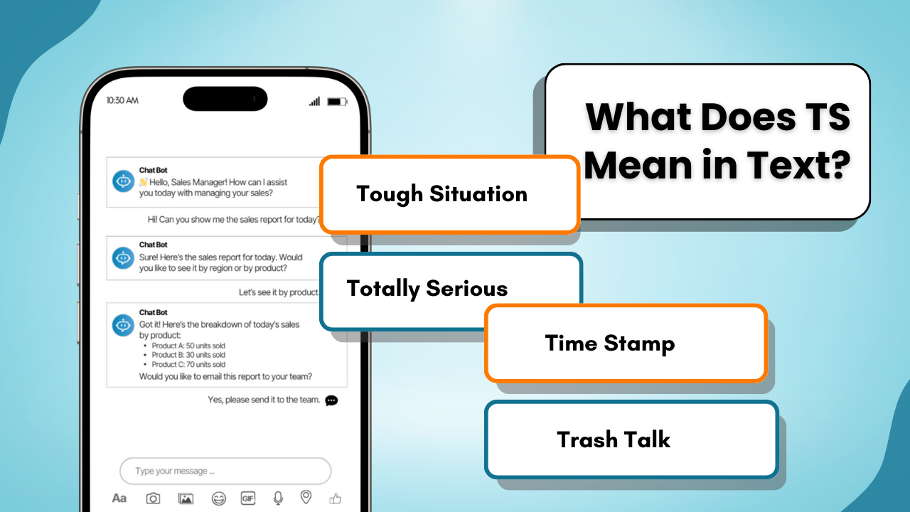 What Does TS Mean in Text? When & How to Use TS in Text