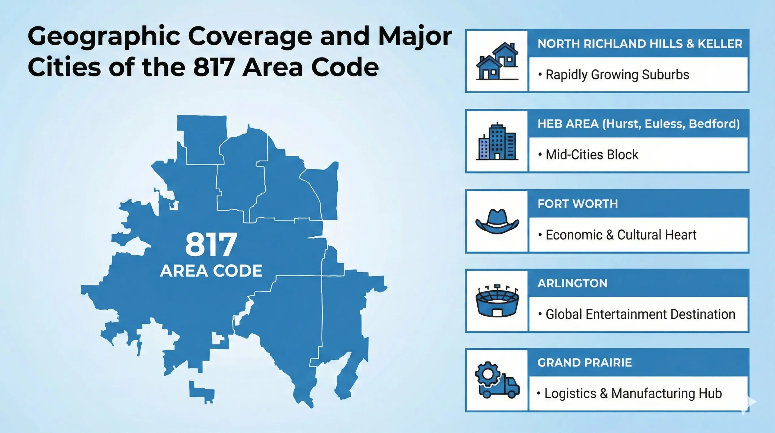 817 Area Code Guide: Cities, Coverage Benefits Teloz