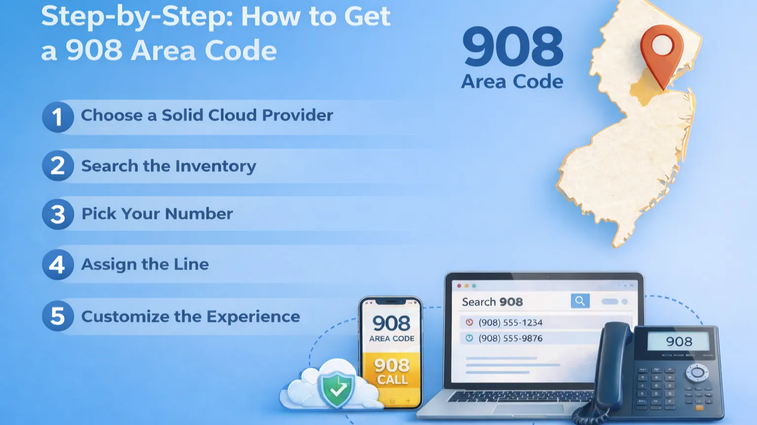 908 Area Code Guide: Locations, History & Business Perks
